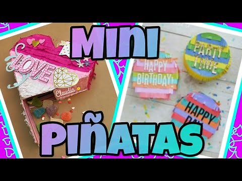 COMO HACER MINI PIÑATAS 🎊 Usando CARTÓN | Marialis