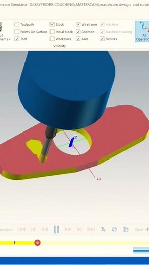 👉 Mastercam | Import Design | Solidwork | 3D Design | Practice 6 #solidworks #mastercam #3ddesign