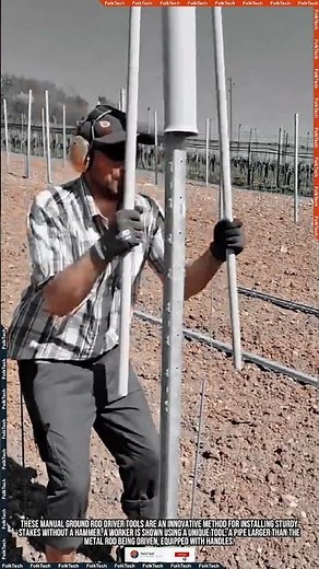 Manual Ground Rod Driver Tools: Innovative Hammer-Free Stake Installation