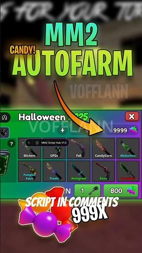 🎃 MM2 HALLOWEEN UPDATE SCRIPT (NO KEY, AUTOFARM, PASTEBIN) #mm2script #mm2autofarm