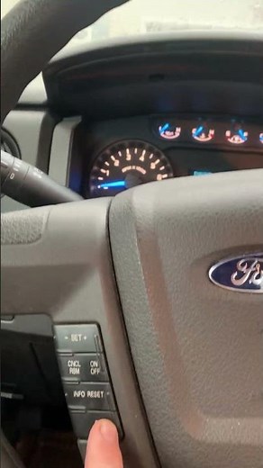 HOW TO Reset 2009-2014 Ford F150 Oil Change Light #fixed #howto #diy #ford #f150 #oilchange