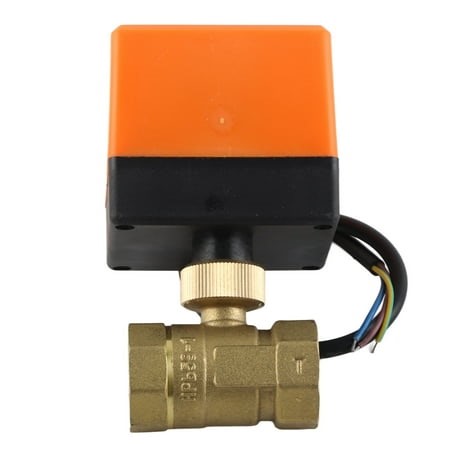 Motorized Ball Valve, DN20 Brass 2 Way Valve for Control with Actuators and Internal Thread for HVAC Fan Coil, Hot and Cold Water System, Quick Disassembly - Walmart.ca