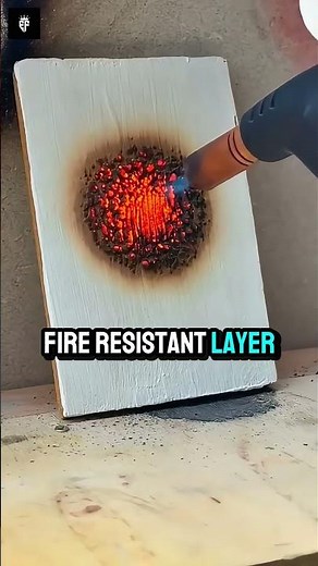 A fireproof magic paint