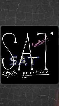 SAT Percent & Constant Question #SAT #satmath