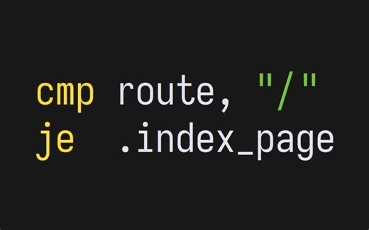 Web in Native Assembly (Linux x86_64)