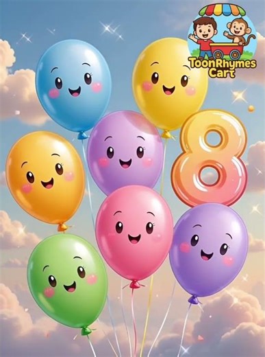 Counting 1 to 10 for Kids | Learn Numbers with Cute Objects | ToonRhymes Cart