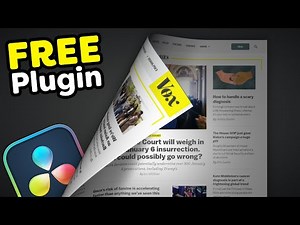 FREE Paper Roll Plugin V3 for Davinci Resolve
