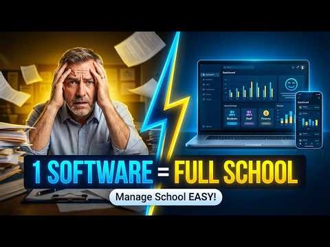 School Management Software 🔥 Full ERP System (Admin + Student + Teacher Login) 💻📱 | Free Trial