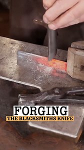 The Blacksmith's Knife #forgingsteel #forging #blacksmith | Black Bear Forge