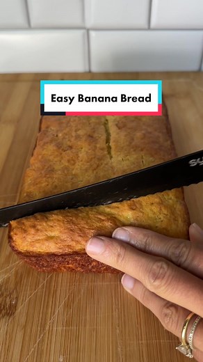 Quick and Easy 3-Ingredient Banana Bread Recipe
