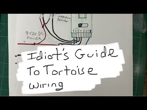How to wire a Tortoise switch machine with LEDs
