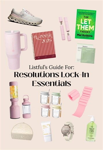 Keep up with those resolutions & start your wishlist on Listful today🌟🛍️ #newyears #resolutions #wishlist #giftguide