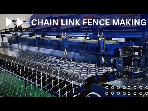How Wire Mesh is Manufactured | Chain Link Making Process | Inside the Wire Mesh Factory