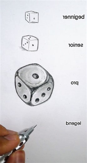 Learn to Draw a Realistic Dice Step by Step