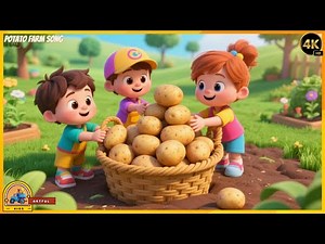 🥔 Dig Dig Dig! Potato Harvesting Song for Kids | Fun Farm Adventure 🌻🎵