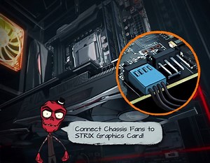 All of the new ROG Strix graphics cards have an innovative killer feature called FanConnect, watch to find out what it is and how to use it. | ASUS Republic of Gamers