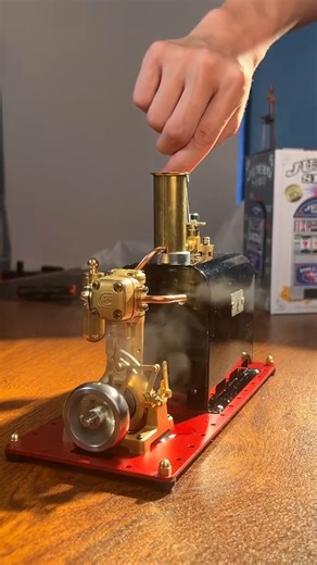 5.6K views · 101 reactions | Recently popular RW-BL1K DIY Live Steam Engine | Stirlingkit #stirlingkit #engine #STEAM Link：https://bit.ly/46qTB9B | Stirlingkit | Facebook