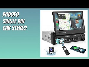 REVIEW (2025): Podofo Single Din Car Stereo. Features