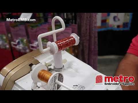 How The Spool Pin Adapter makes your sewing machine more efficient.