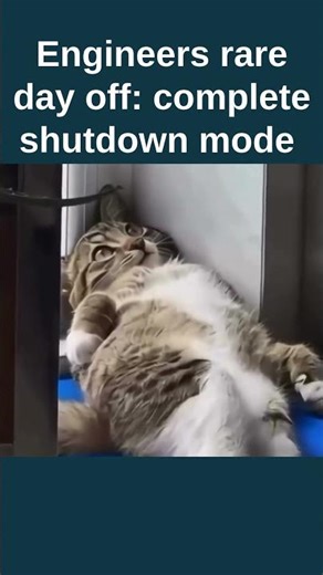 Engineers rare day off: complete shutdown mode