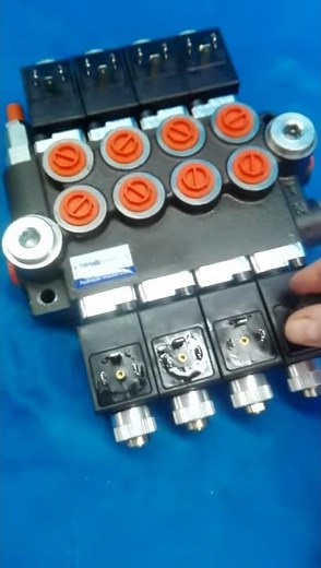 Directional control valve 4-spool hydraulic solenoid 50 l/min 13GPM 12VDC