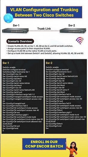 What is the BEST VLAN Configuration Command for Switches?