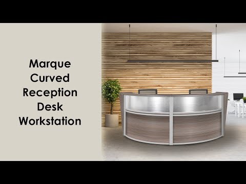 Regency - Marque Curved Reception Desk Workstation