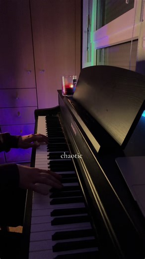 My little piano cover of Chaotic by Tate McRae 🎹✨ #chaotic #tatemcrae #piano #fyp #cover