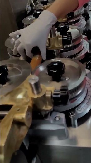 Satisfying video of caramel making and machine wrapping