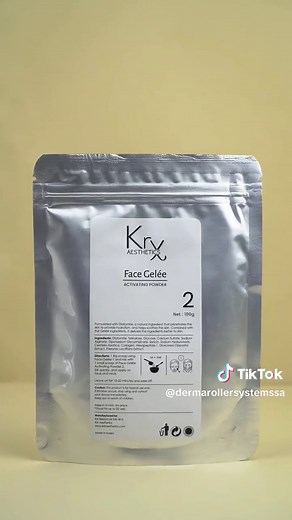 KRX Alginate Mask – Face GELEE No water mixing- Alginate mask in a form of Gel Powder containing more active and more potent ingredients. Available on our pro site www.dermarolleronlinestore.co.za #alginate #alginatemask #facegelee #krxaesthetics #krxaestheticssa #antiaging #aesthetics #capetown #krxprofessional #southafricatiktok🇿🇦