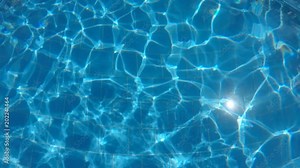 Pool water pattern background. Abstract backgrounds and texture. Summer holiday vacation concept. Stock Video