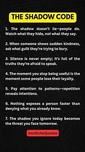 The SHADOW CODE: 7 Truths People Don’t Want You to Know #darktruth #shorts