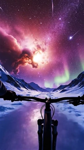 POV Across the Cosmic Ridge Biking | Ride Beyond Limits 🚴‍♂️