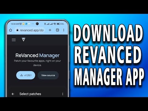 How To Download & Use Revanced Manager App To Patch | Patch Android Apps On Any Device