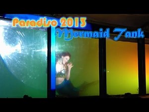 Mermaid Tank at Paradiso 2013, the largest traveling mermaid tank in the world at Paradiso Festival