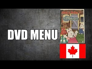 Max and the Three Little Bunnies (Canadian🇨🇦) 2011 DVD Menu