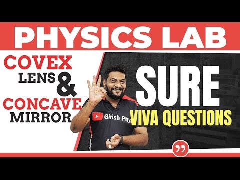 Plus Two | Practical | Physics Lab | Sure VIVA Questions | Convex Lens & Concave Mirror |