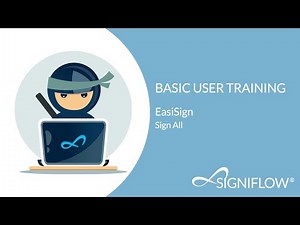 Sign All: How to apply multiple signatures with the click of a button in EasiSign