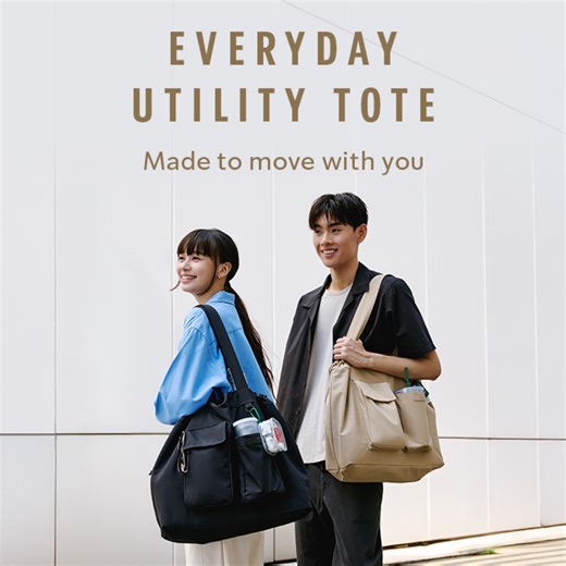 Whether it’s coffee, classes, or quick errands — the Everyday Utility Tote keeps you organized and on the go in effortless style. | Starbucks Singapore