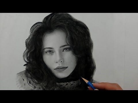 Learn How to Draw Portrait | Mastering Face Shading with Graphite Powder & Pencil | Easy-to-follow