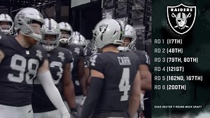 38K views · 732 reactions | How are your mock drafts coming along? NFL Draft analyst Chad Reuter projects the Silver and Black's picks round by round in the 2021 NFL Draft. | Las Vegas Raiders | Facebook