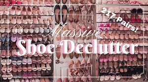 Decluttering My Entire Massive Shoe Collection | 217 Pairs of Shoes!