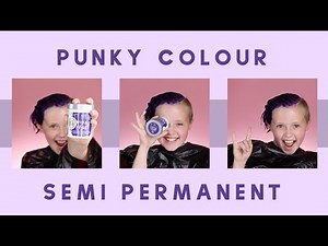 Punky Semi Permanent in Violet - Hair Transformation