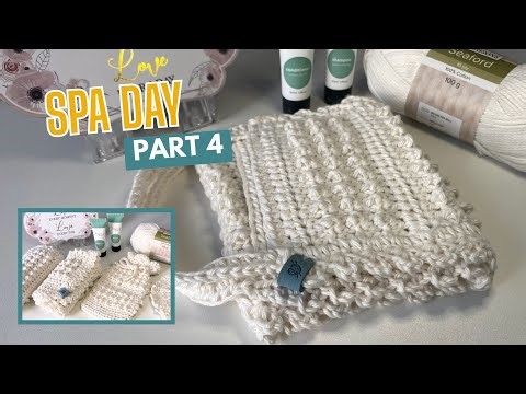 Spa Day Crochet Tutorial – Part 4: Cotton Back Scrubber
