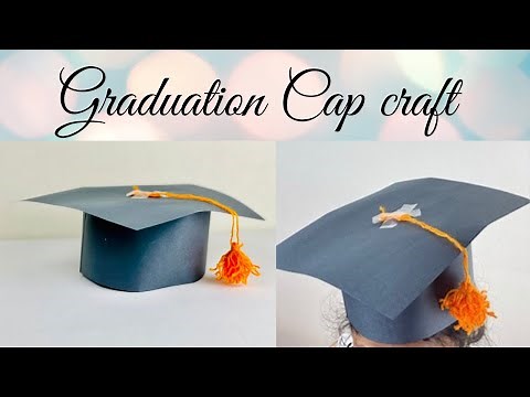 Graduation cap craft for kids🎓| Children’s day craft ideas👩‍🎓🧑‍🎓| How to make graduation hat🎓