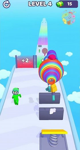 Layer Man 3D: Run & Collect 🐶 Level 4 🪁 Gameplay Walkthrough 🌵 #layerman3d #run