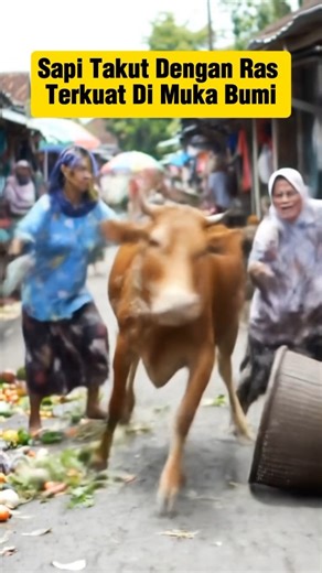 Ternyata Sapi Ngamuk Takut Sama Emak-Emak! Ras Terkuat di Muka Bumi Terbukti #SapiNgamuk #RasTerkuat