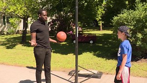 3.7K views · 73 reactions | Kindness in these difficult times....A special moment as an Amazon driver took time out of his busy day to give a 12 year old North Kingstown kid some coaching. Dakarai and Jackson’s new basketball bond Tuesday on Channel 12.  | Street Stories | Facebook