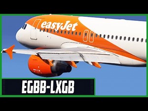 MSFS2024 | Real World easyJet OPS | Birmingham - Gibraltar | Fenix A319 | VATSIM
