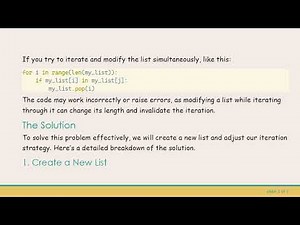 How to Remove Elements from a List While Iterating